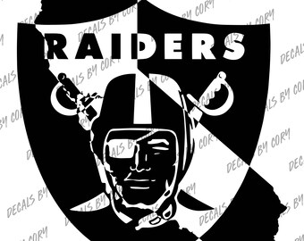 Raiders decal | Etsy