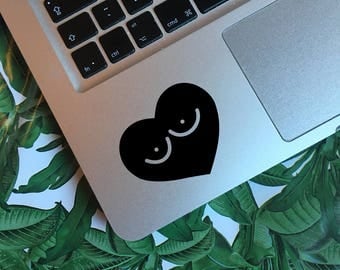 Boob sticker | Etsy