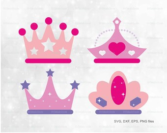 Prinzessin krone svg | Etsy