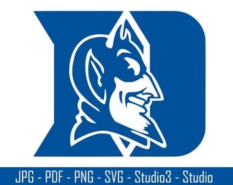 Blue devil svg | Etsy