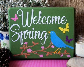 Rustic spring decor | Etsy