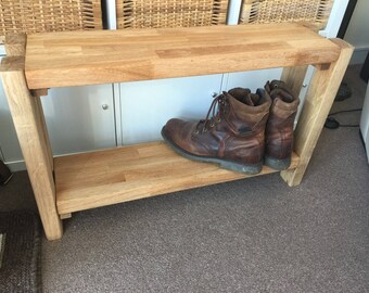 Wooden shoe rack | Etsy