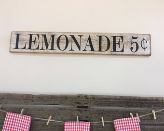 Lemonade sign | Etsy