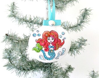Mermaid ornaments | Etsy