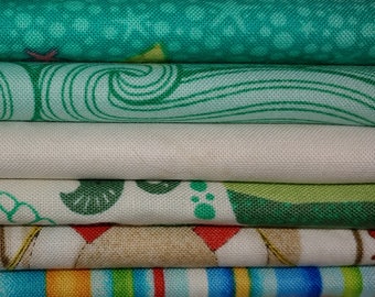 Beach theme fabric | Etsy