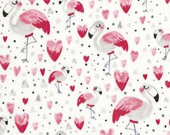 Flamingo fabric | Etsy