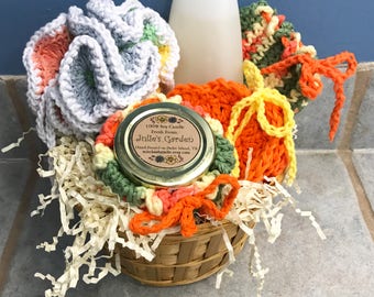 Candle gift basket | Etsy