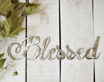 Blessed sign | Etsy