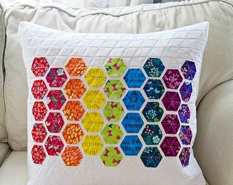 Patchwork pillow | Etsy