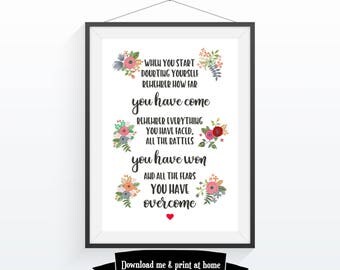 Greeting Card Just Because Printable Last Minute Instant