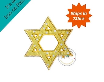 Star of david patch | Etsy