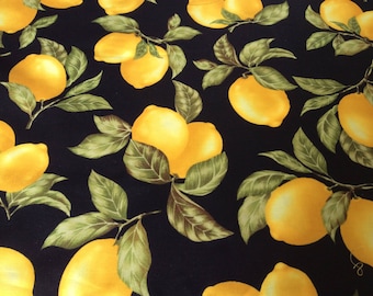 Lemon curtains | Etsy