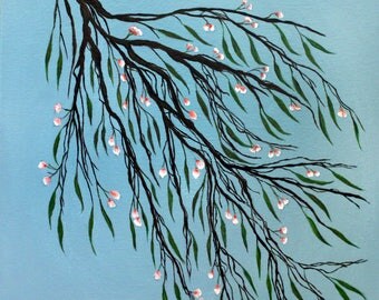 Tree branch art | Etsy