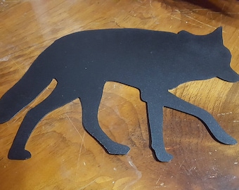 Coyote cutout | Etsy