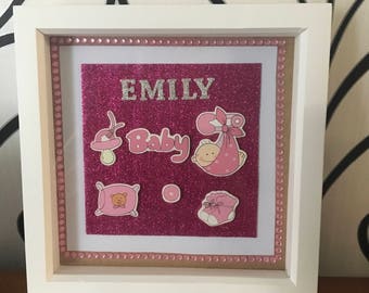 Baby girl frame | Etsy