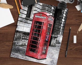 Red telephone box | Etsy