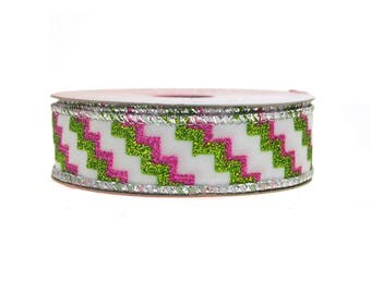 Digital Clip Art Ribbons Colorful ZigZag Ribbons