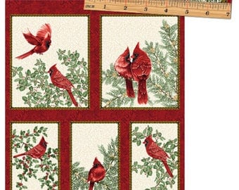 Cardinal fabric | Etsy