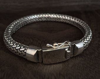 Bali silver bracelet | Etsy