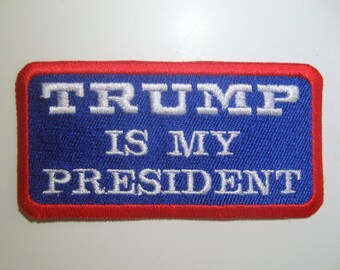Bikers for TRUMP Fully Embroidered Patch FULL COLOR New for