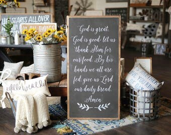 Dinner prayer | Etsy