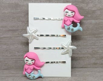 Mermaid hair pin | Etsy