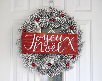 Joyeux noel sign | Etsy