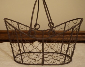 Chicken wire basket | Etsy