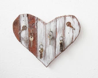 Rustic key holder | Etsy