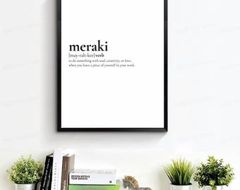 Meraki | Etsy