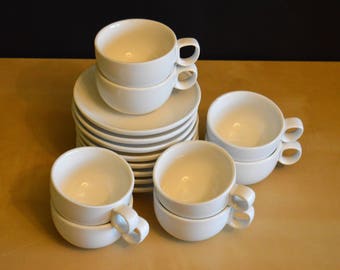 Cup saucer set | Etsy