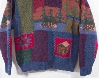 Pine tree sweater | Etsy