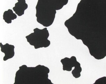 Cow print fabric | Etsy