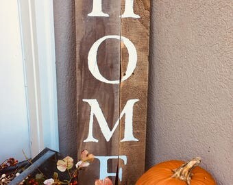 Rustic home sign | Etsy