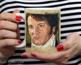 Mr. Darcy / Matthew MacFadyen Print of colored pencil drawing