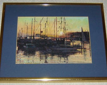 Arleta Pech Print Rhododedrons Offset Litho s/n 550 1991