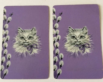 Vintage cat card | Etsy