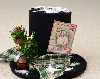 Snowman top hat | Etsy