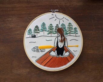 Adventure embroidery | Etsy