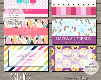 Emoji labels | Etsy