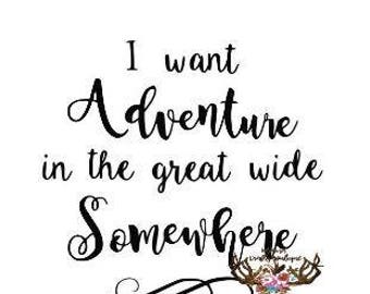 I want adventure | Etsy