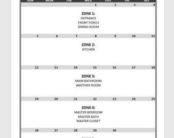 Zone cleaning | Etsy