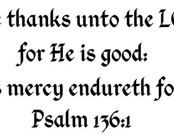 Goodness and mercy | Etsy