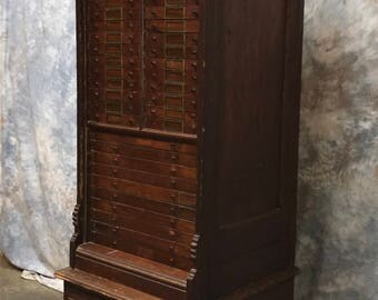 Vintage map cabinet | Etsy
