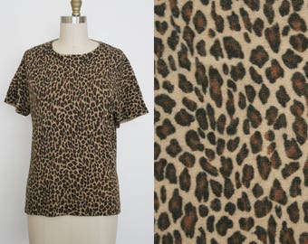 Cheetah print shirt | Etsy