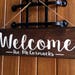Welcome Sign Welcome Door Sign Personalized Sign Family