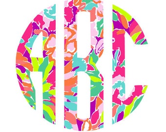 Lilly pulitzer font | Etsy