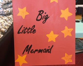 Little mermaid sign | Etsy