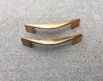 Copper drawer pull | Etsy