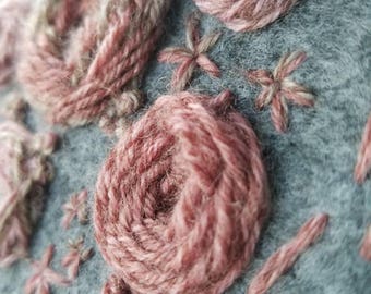 Yarn embroidery | Etsy